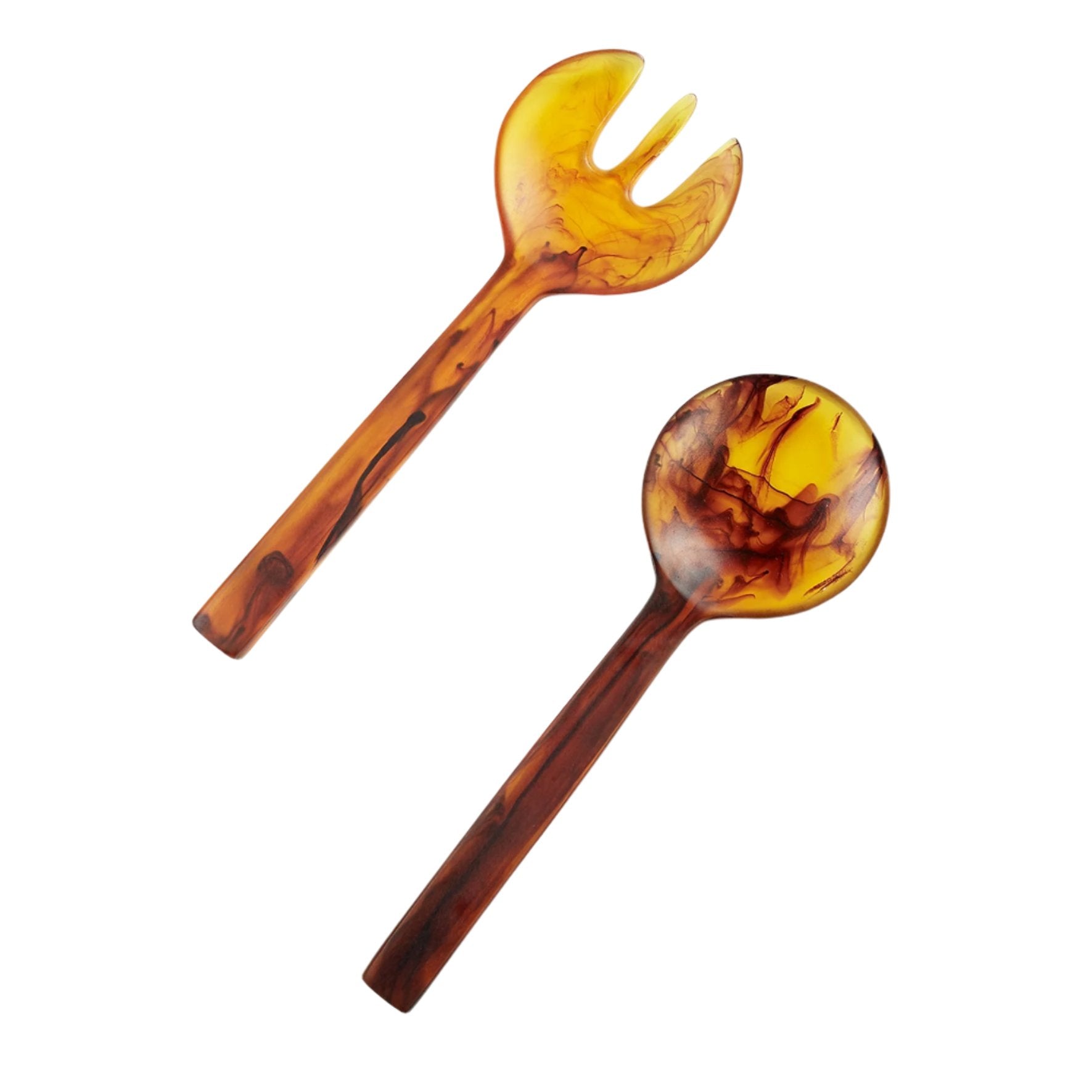 Long Handle - Servers XL Tortoise Swirl (Set of 2) – Il'argento