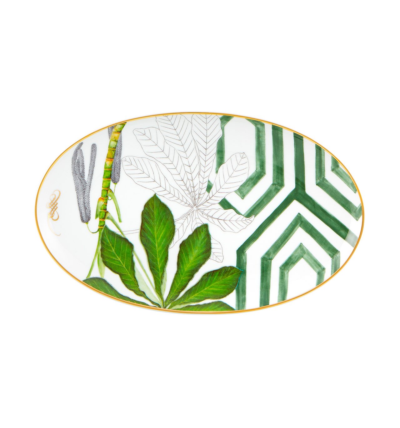 Amazonia - Small Oval Platter – Il'argento