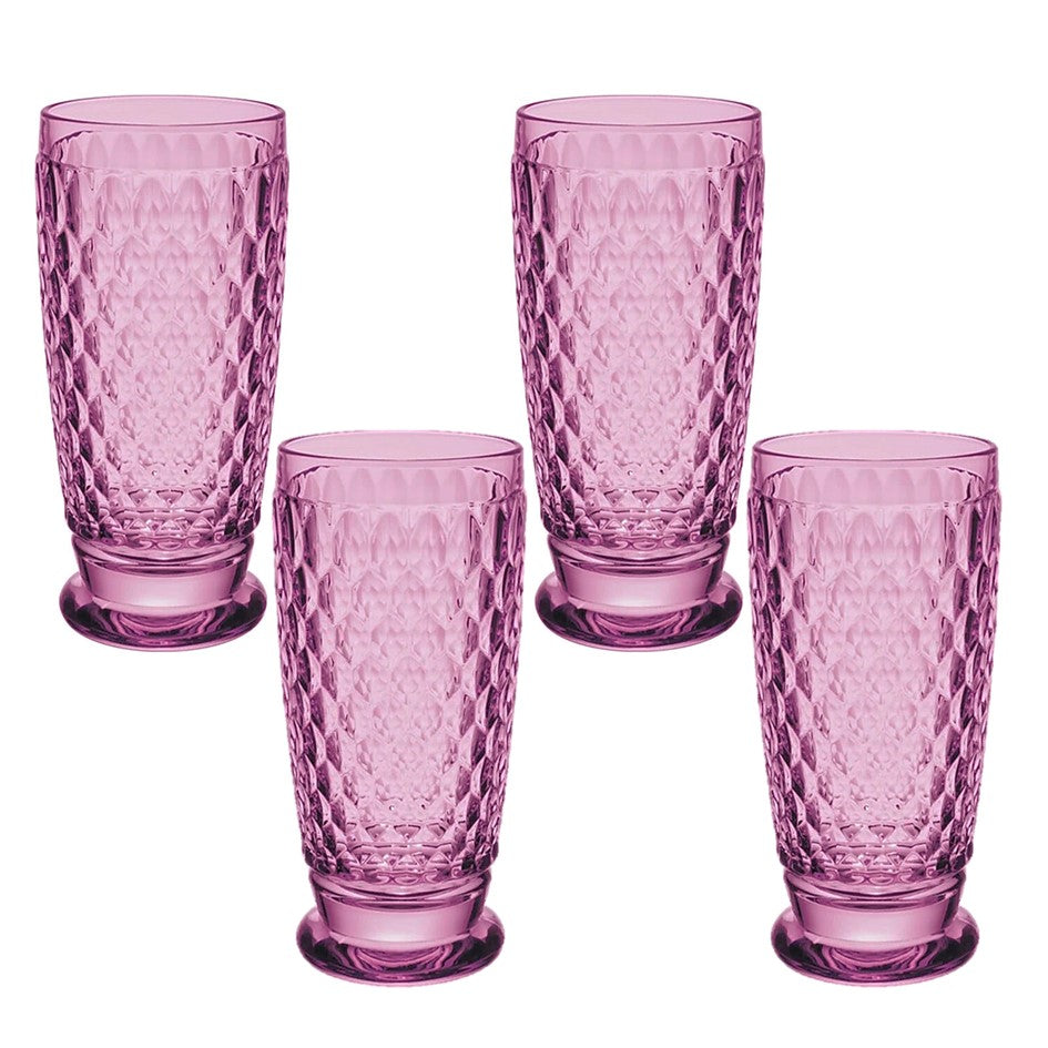 Boston Colored - Berry Highball / Beer Tumbler (Set of 4) – Il'argento