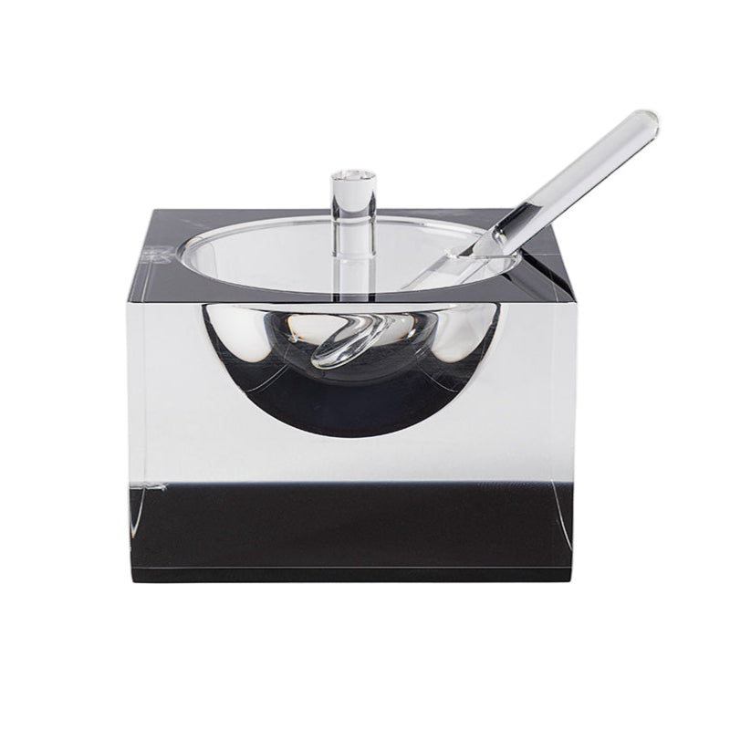 Acrylic Honey & Salt Dish Black – Il'argento
