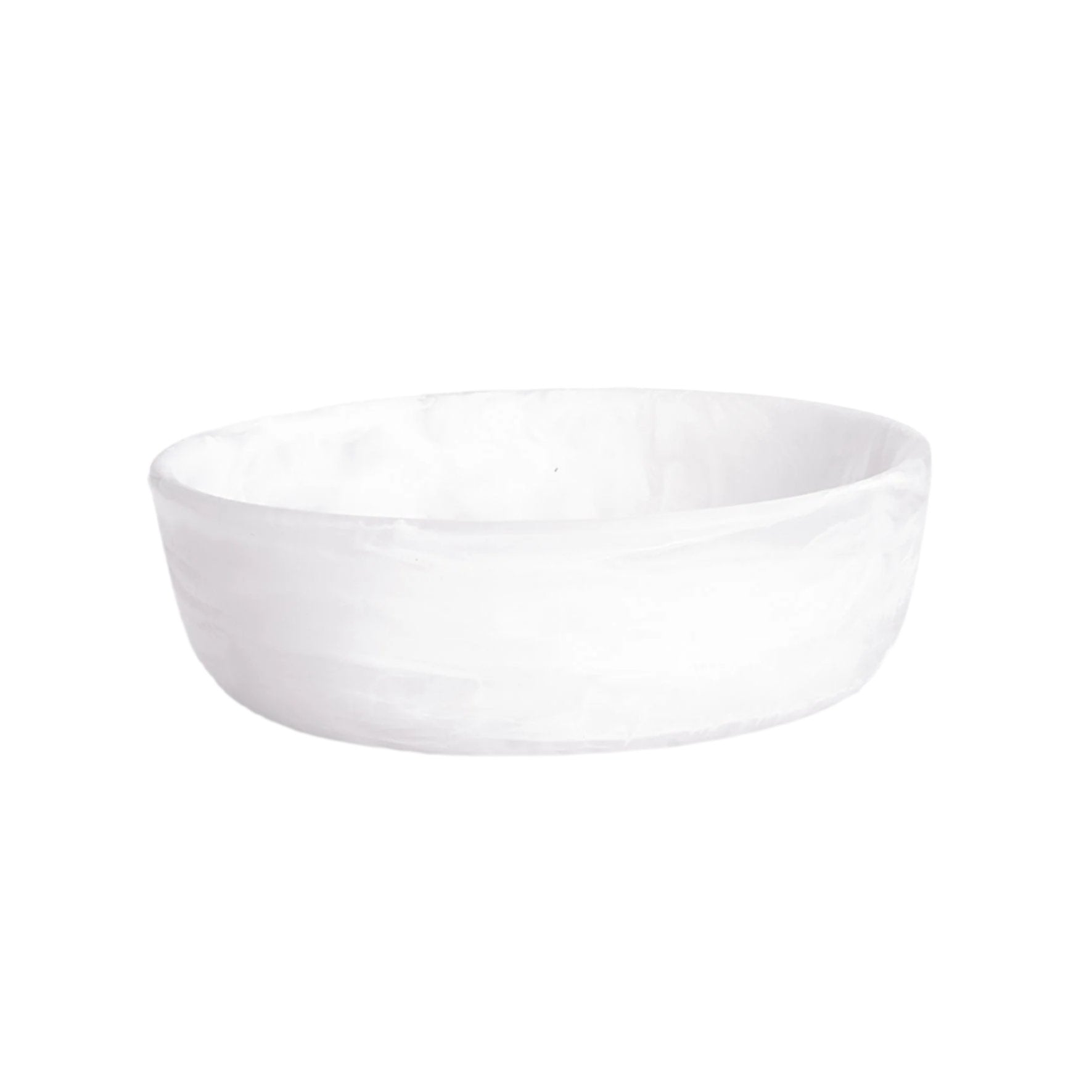 Signature - Round Bowl Medium White Swirl – Il'argento