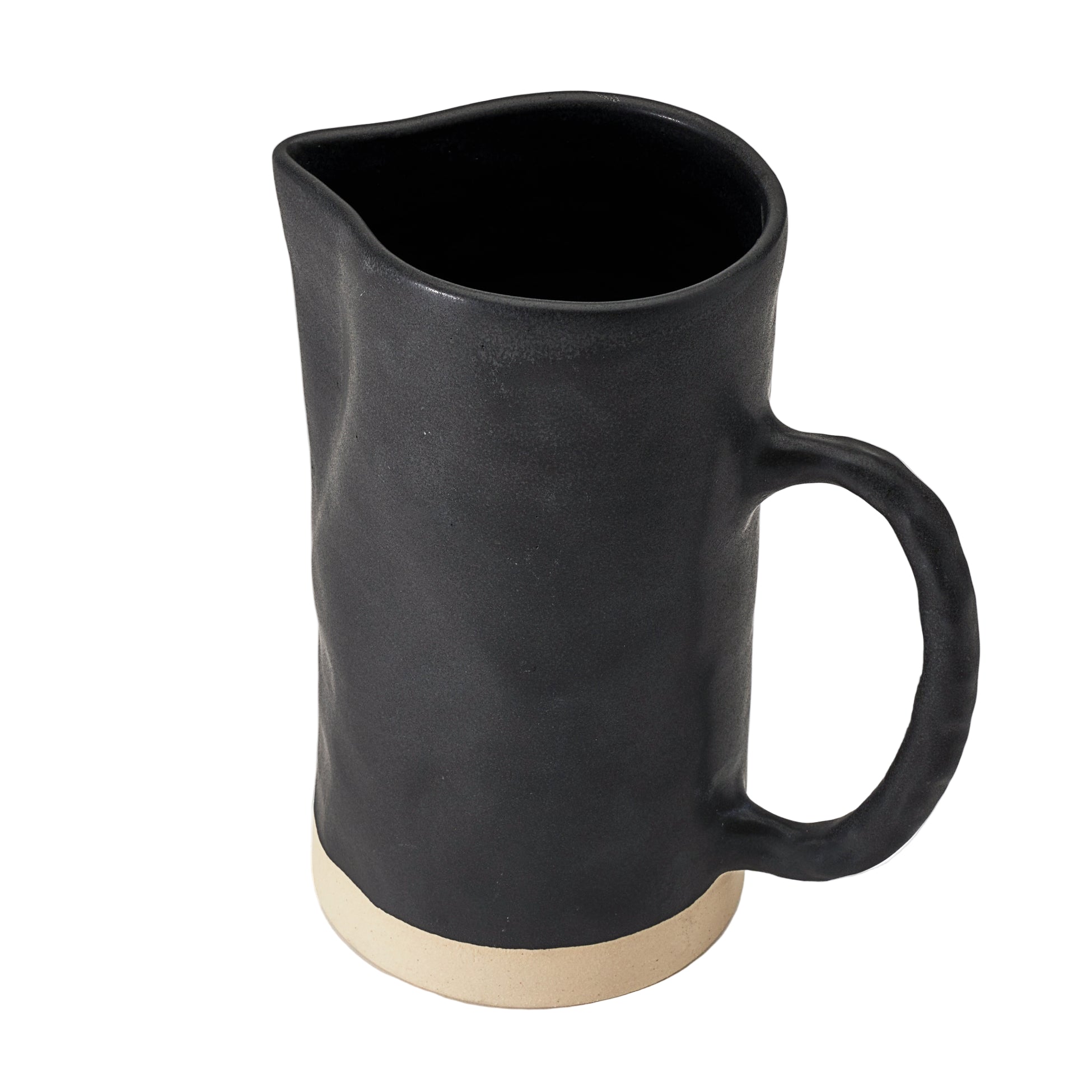 Gabrielle - Pitcher Hammered Noir – Il'argento