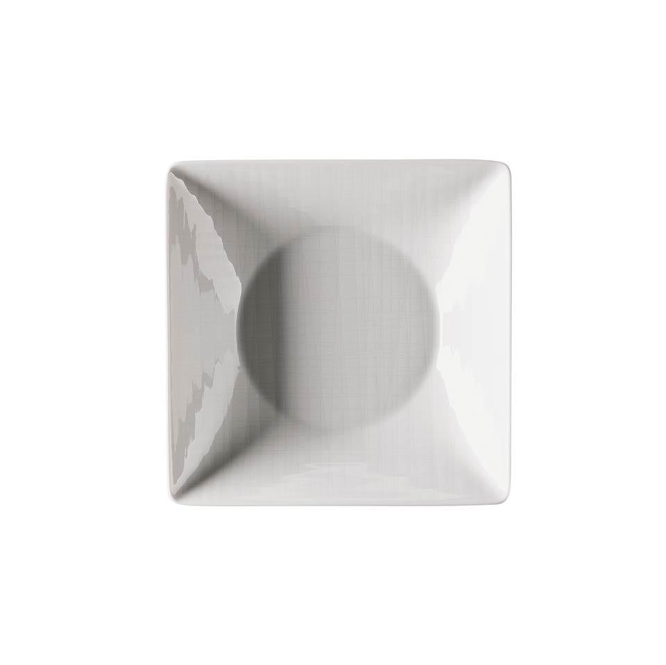 Mesh White - Plate Deep Square (Set of 4) – Il'argento