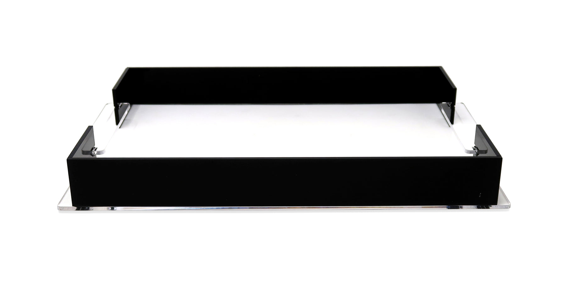 Acrylic - Rectangular Tray Black Sides – Il'argento