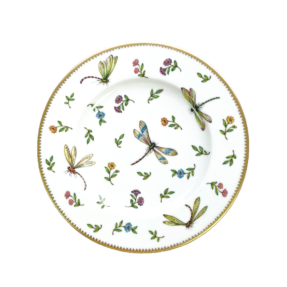 Primavera - Dessert Plate Dragonfly (Set of 4) – Il'argento