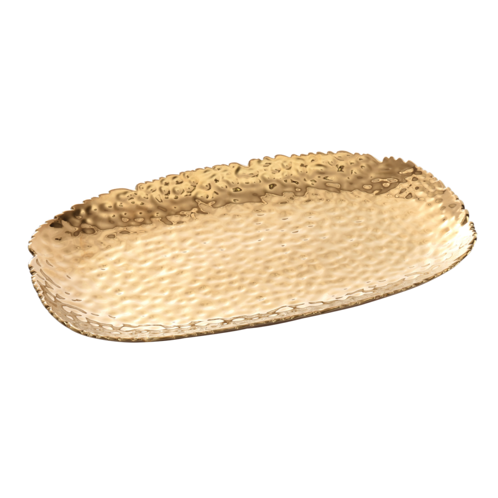 Golden Millennium - Gold - Medium Serving Platter – Il'argento