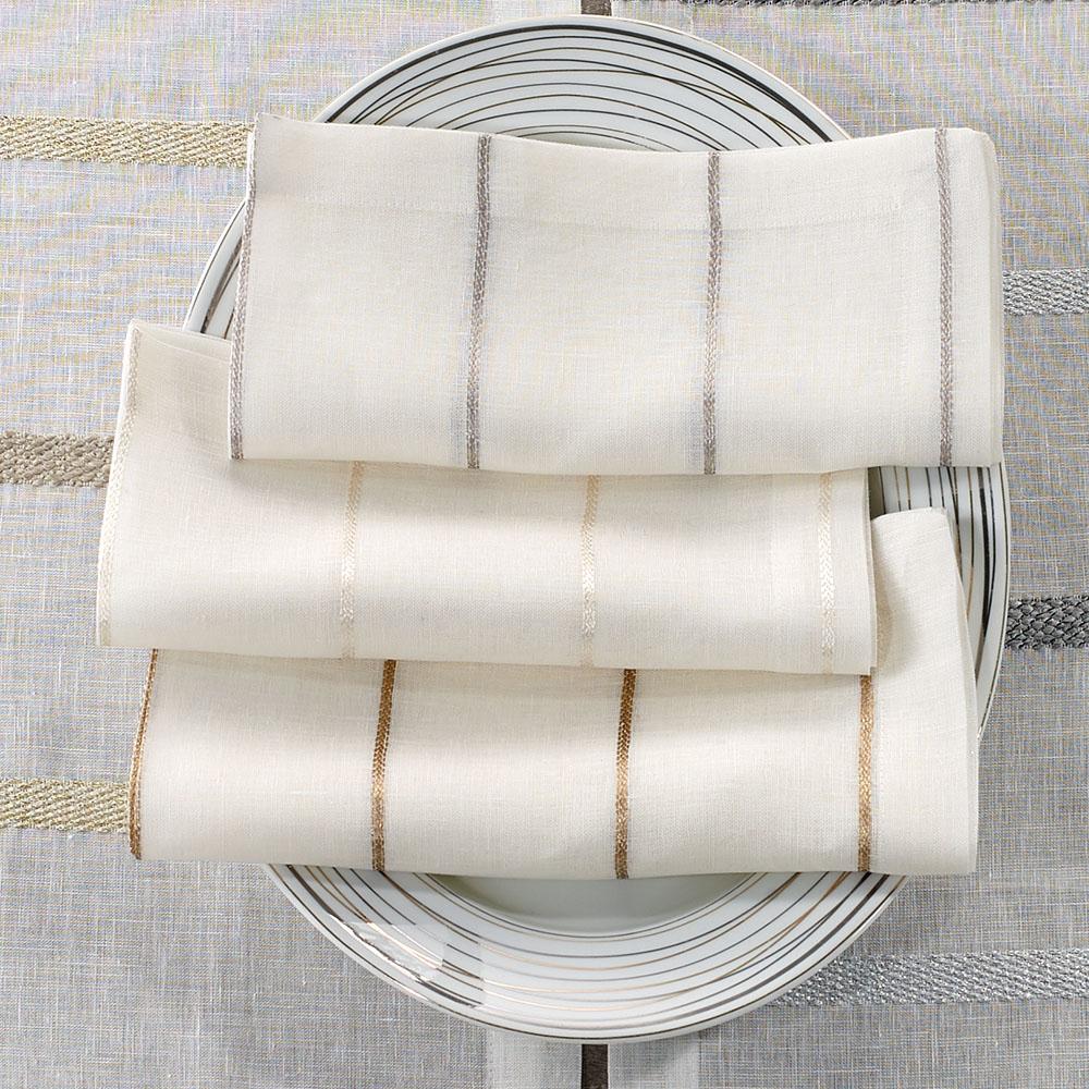 Metallic Thread - Napkin (Set of 8) – Il'argento