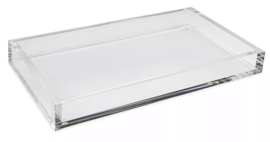 Lucite - Acrylic Rectangular Clear Tray – Il'argento